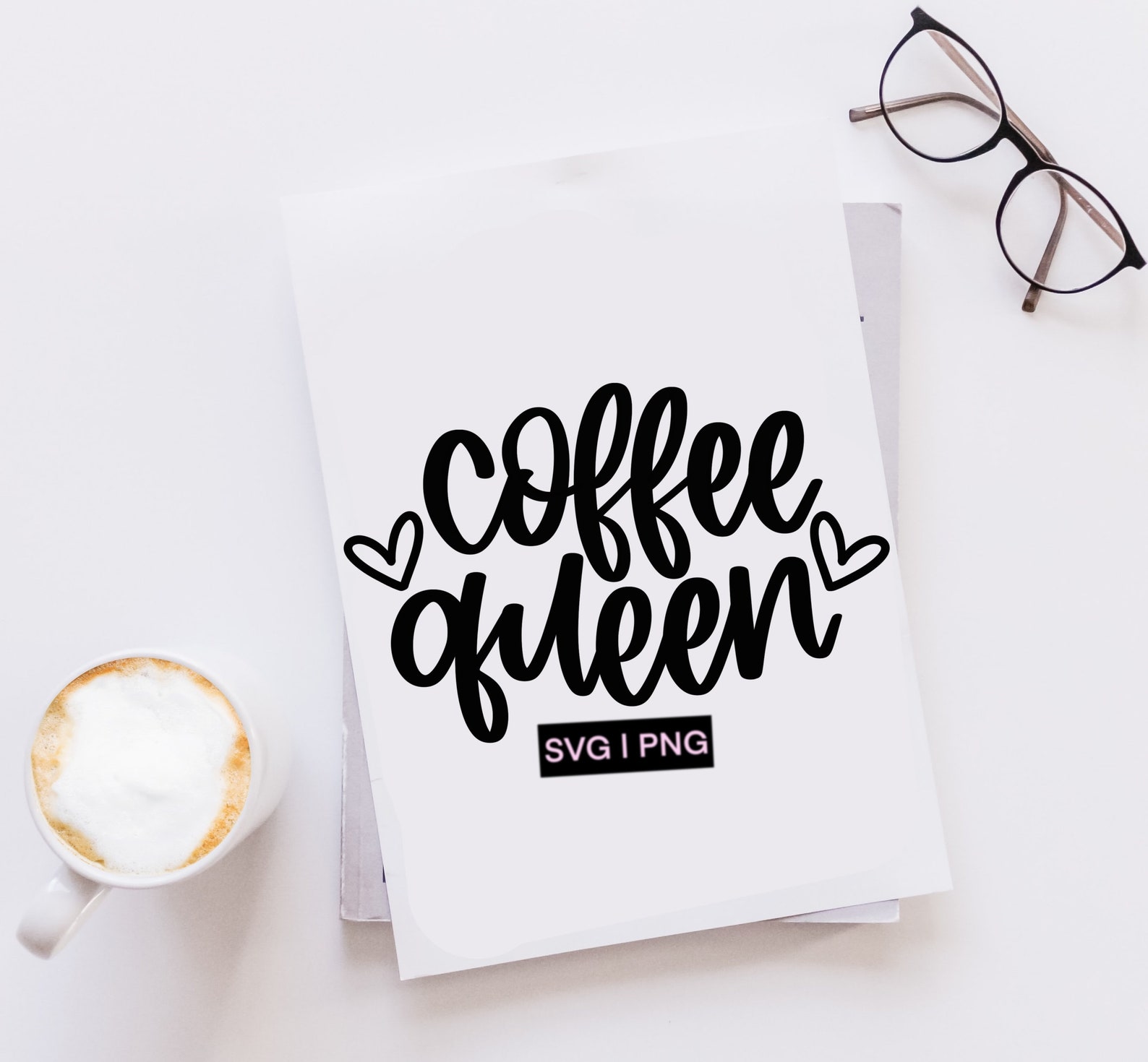Coffee Queen Svg Coffee Lover Svg Caffeine Queen Svg Funny | Etsy