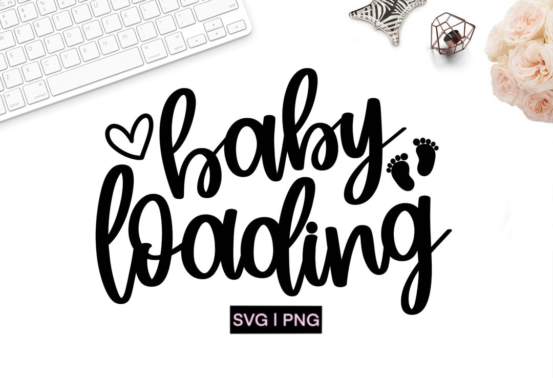 Baby Loading Svg, Pregnancy Svg, Maternity Svg, Mom to Be Svg, Pregnant ...