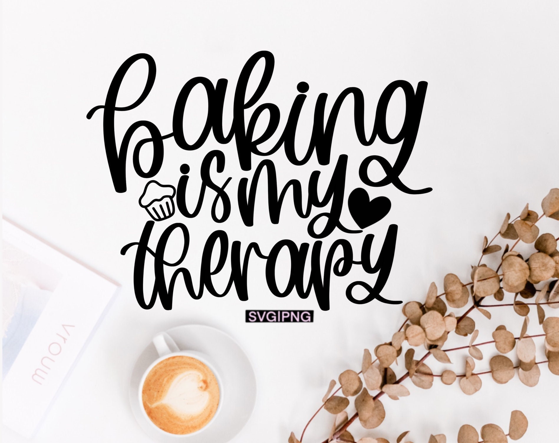Baking is My Therapy Svg Baking Quote Svg Baking Shirt Svg - Etsy