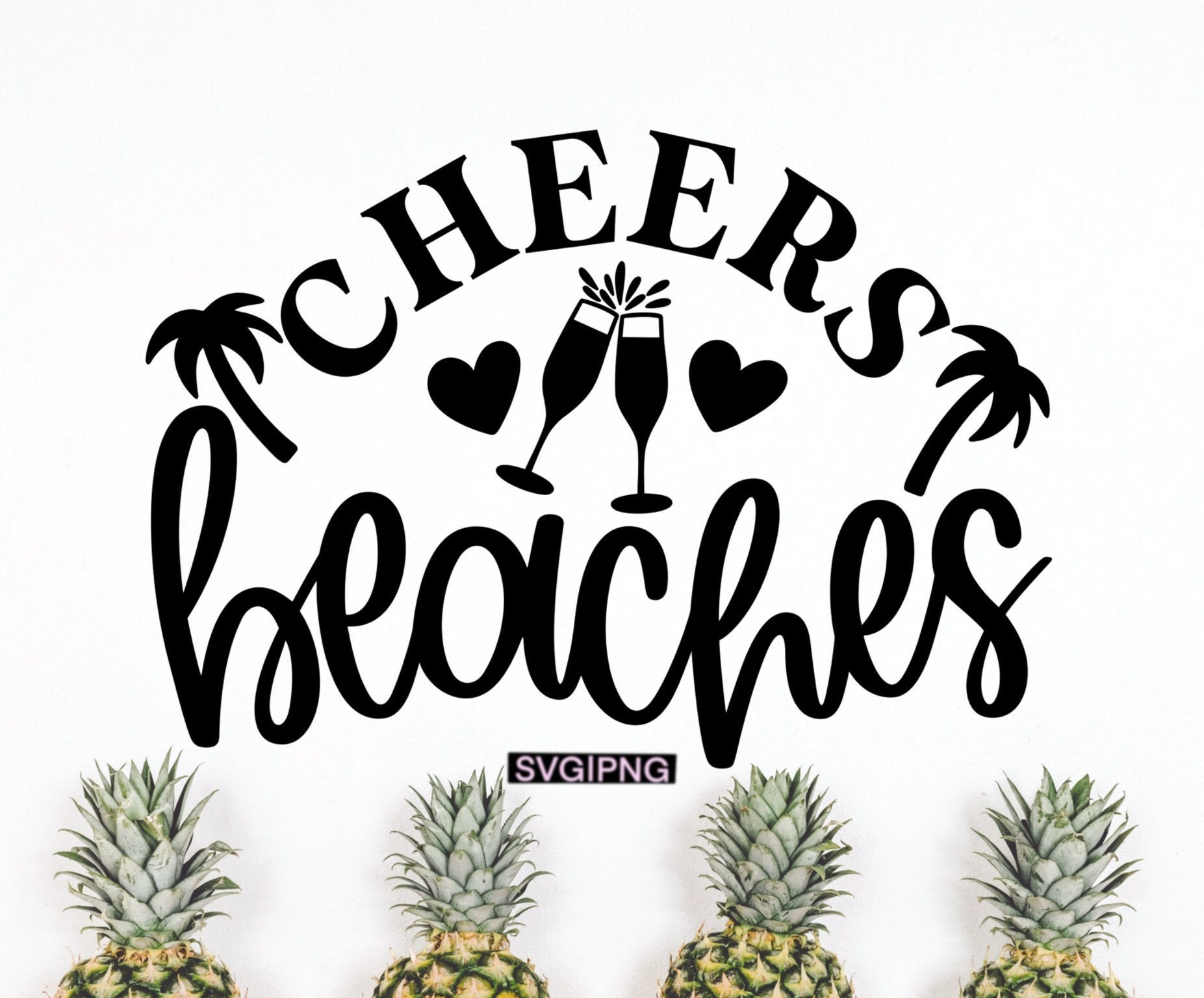 Cheers Beaches Svg Beach Bag Svg Beach Shirt Svg Beach Wine - Etsy Canada