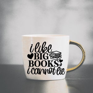 I Like Big Books and I Cannot Lie Svg, Book Lover Svg, Funny Book Quote ...