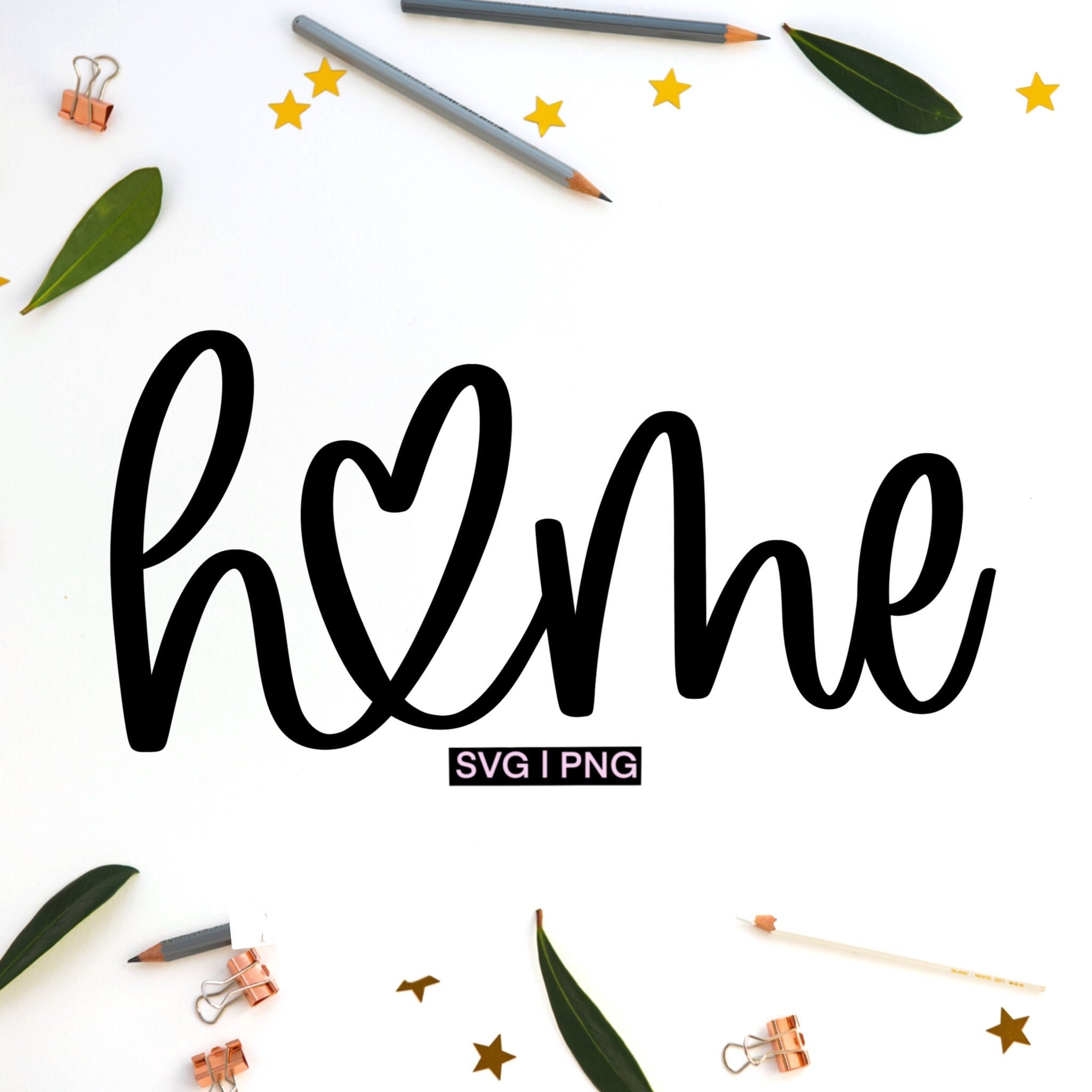 Home Svg Hand Lettered Svg Home Png Home Decor Svg Family | Etsy
