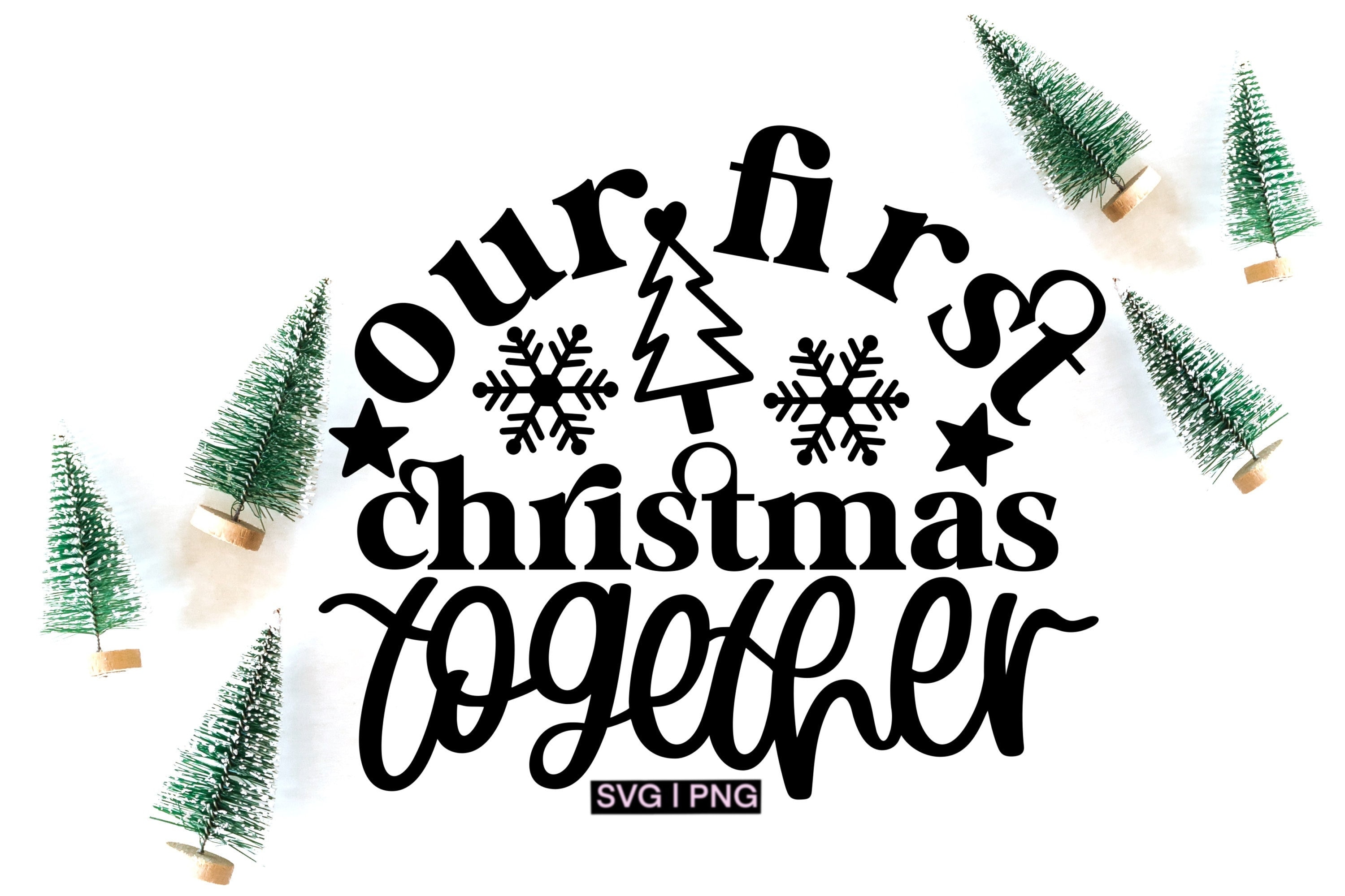 Our First Christmas Together Svg, Christmas Ornament Svg, Mr and Mrs ...