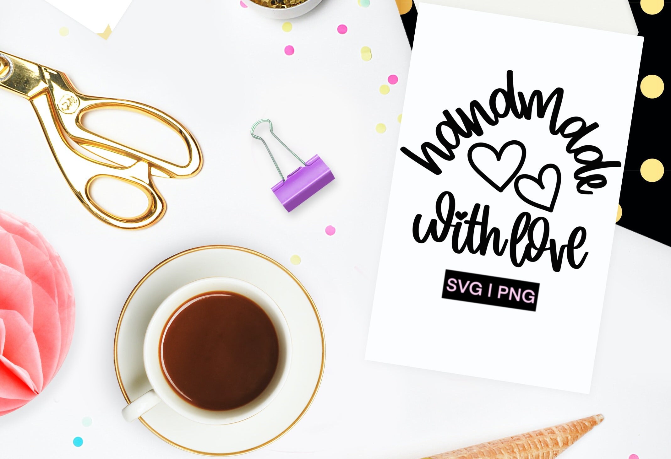 Handmade with love svg small business svg shop small svg | Etsy