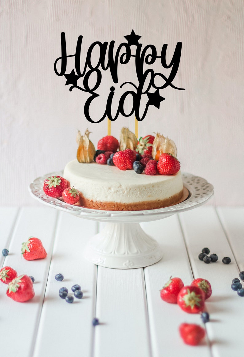 Happy Eid Cake Topper Svg, Eid Topper Svg, Eid Mubarak Svg, Ramadan Svg ...