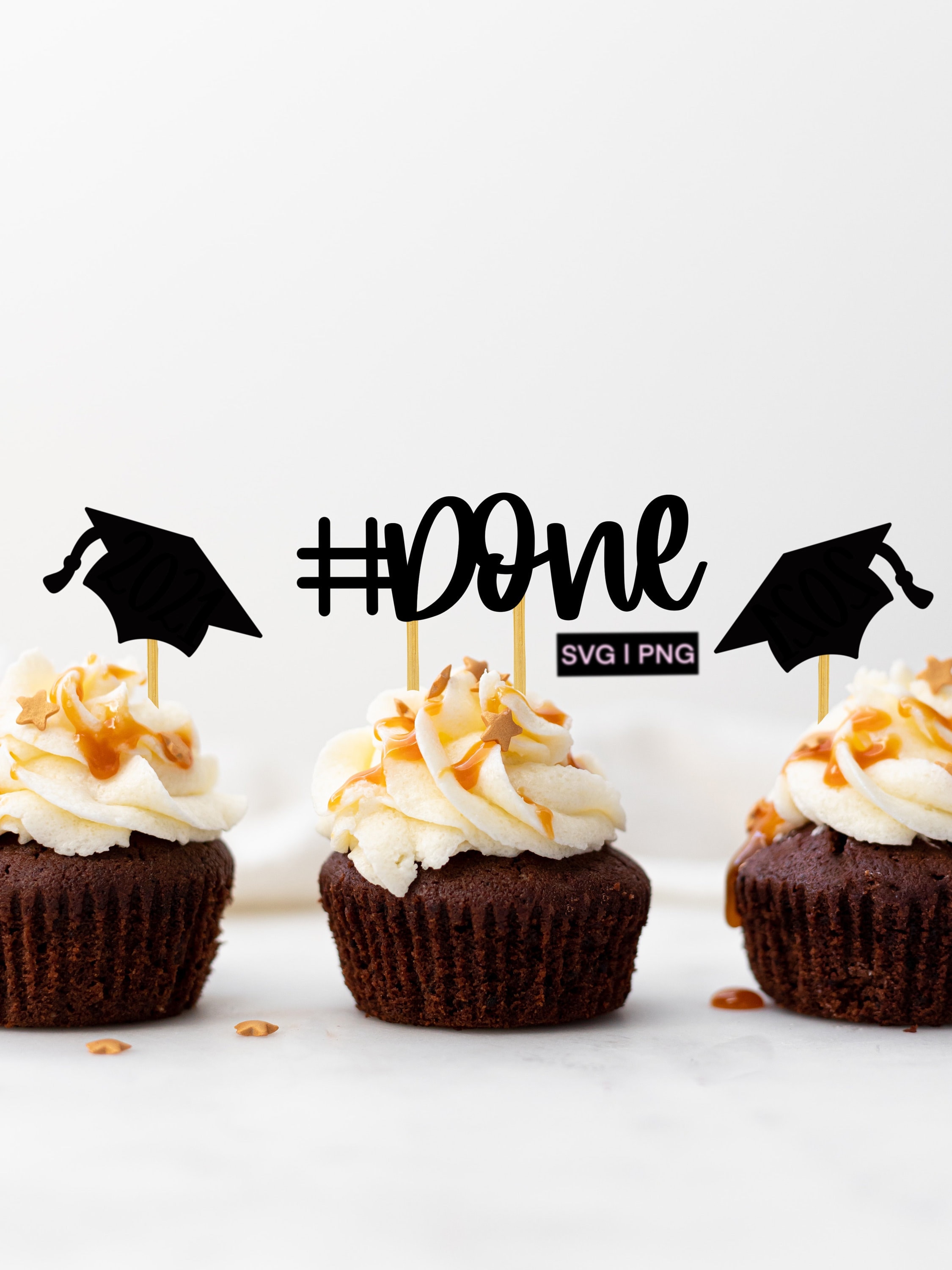 Graduation Cake Topper Svg done Svg Graduation Cap Svg - Etsy