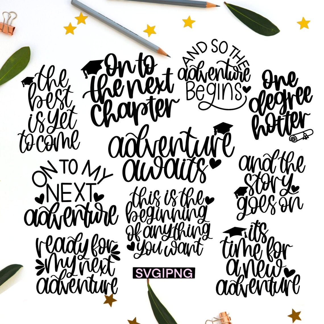 Graduation Quote Svg Bundle Grad Cap Quotes Svg Graduation - Etsy