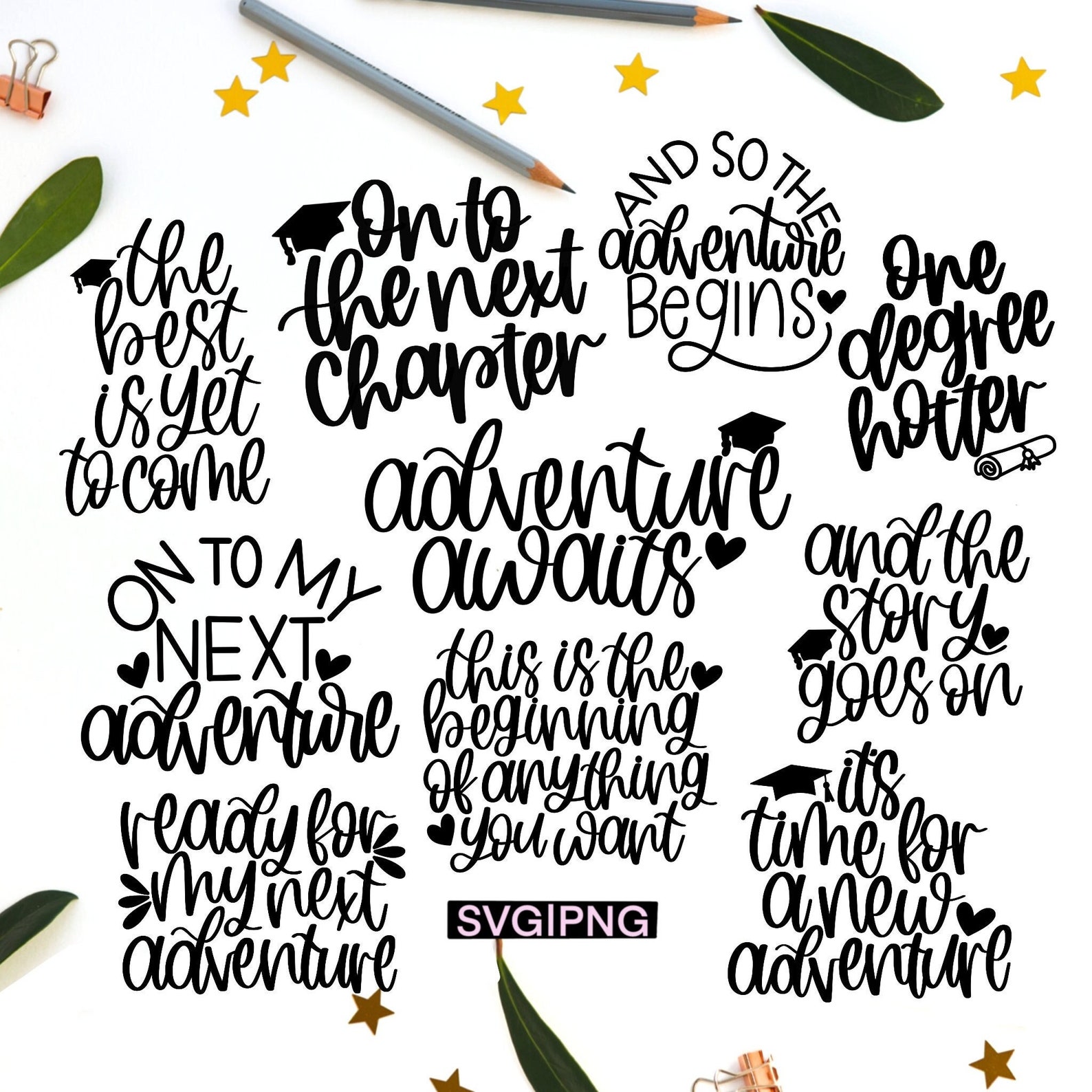 Graduation Quote Svg Bundle Grad Cap Quotes Svg Graduation - Etsy