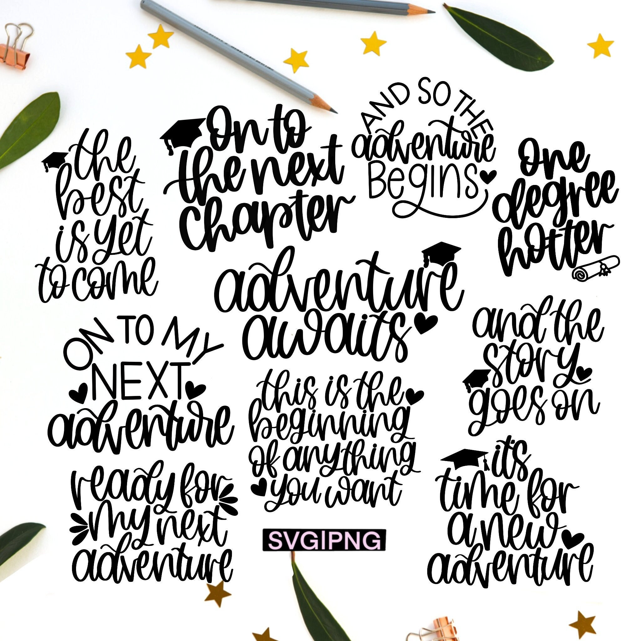 Graduation Quote Svg Bundle Grad Cap Quotes Svg Graduation - Etsy