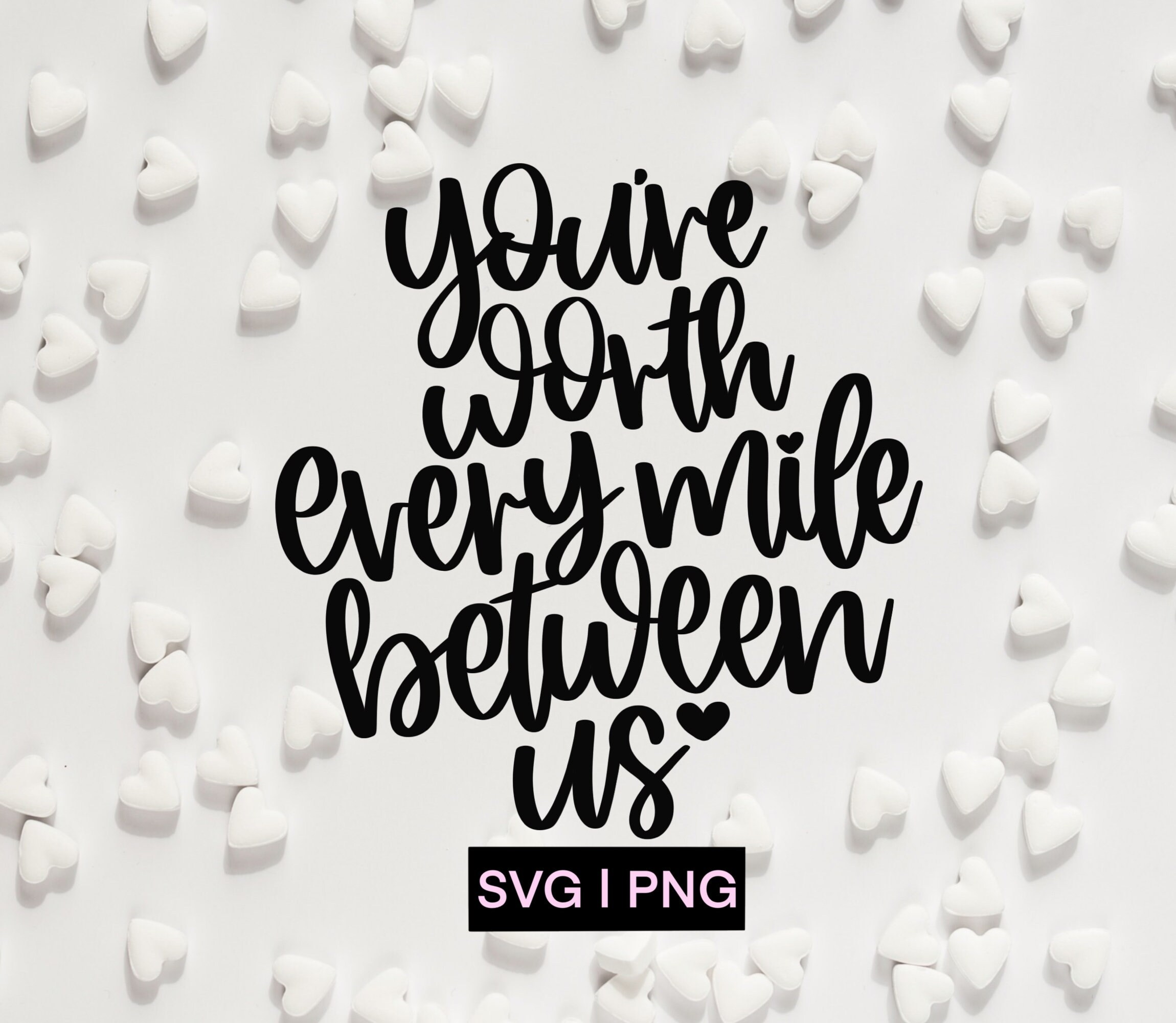 Long distance love svg Valentine's svg Couple svg | Etsy