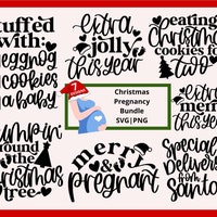 New Parents Christmas Ornament SVG, Merry Christmas Mommy & Daddy, Xmas ...