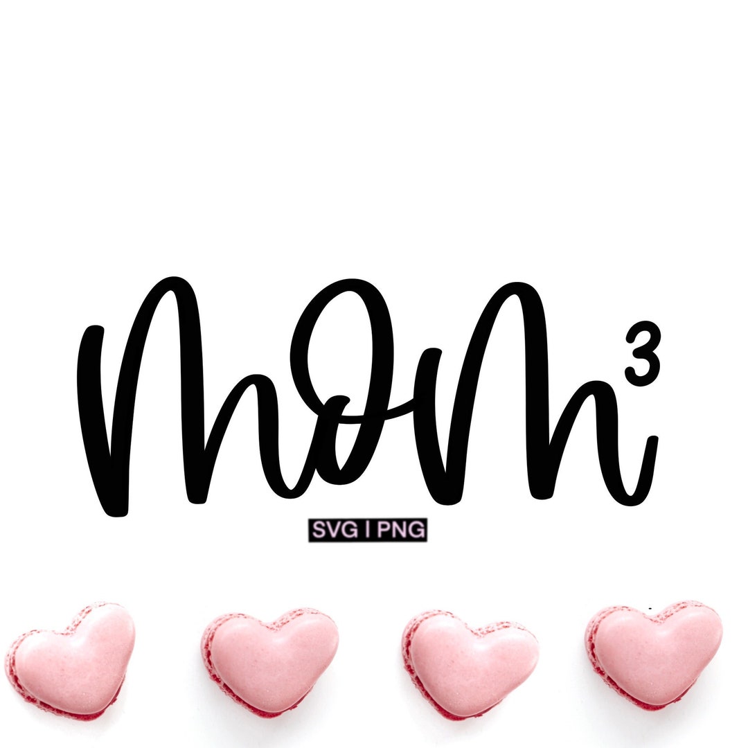 Mom Cubed Svg, Mom of Three Svg, Mom Life Svg, Funny Mom Shirt Svg ...