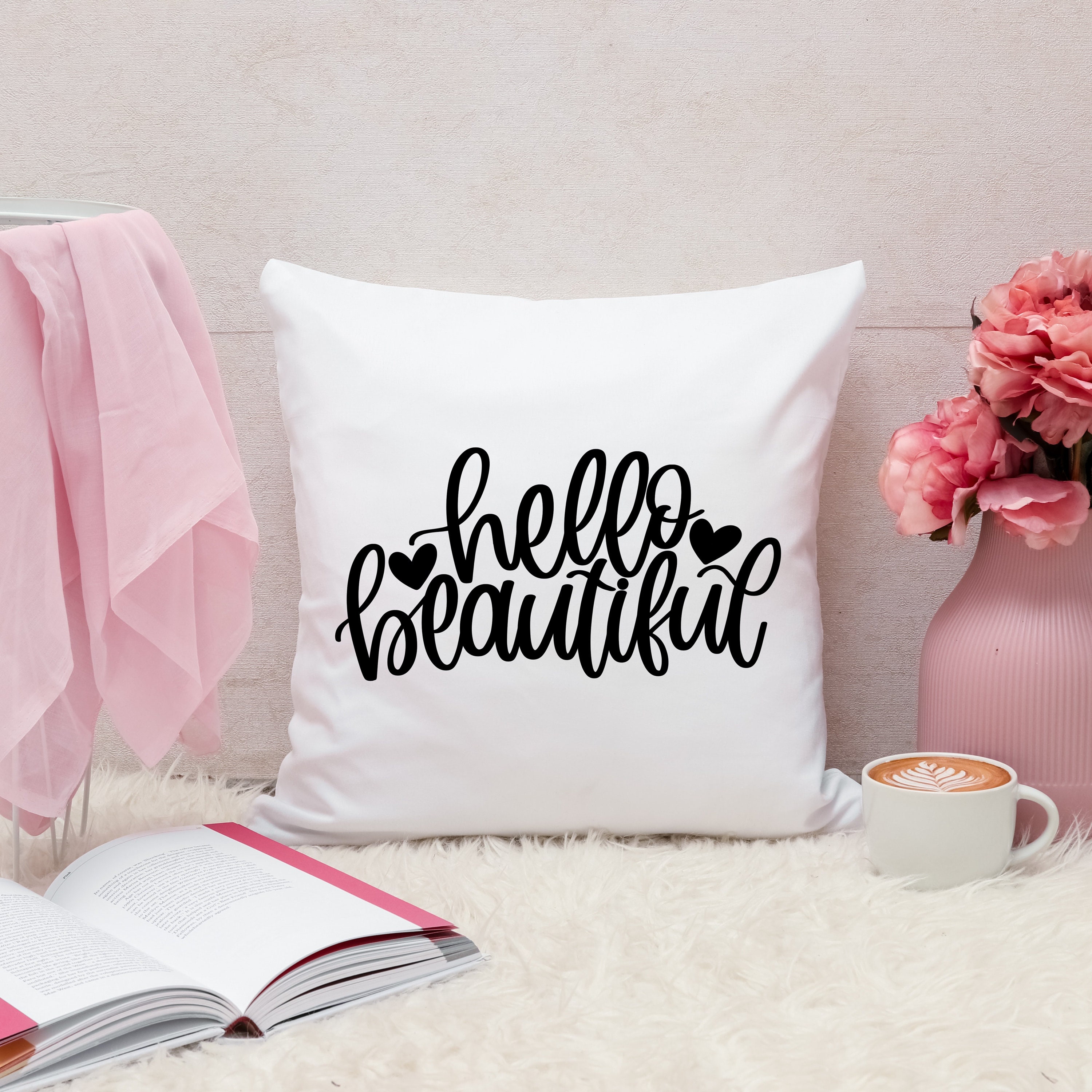 Hello Beautiful Svg Makeup Bag Svg Hello Gorgeous Svg Cute - Etsy