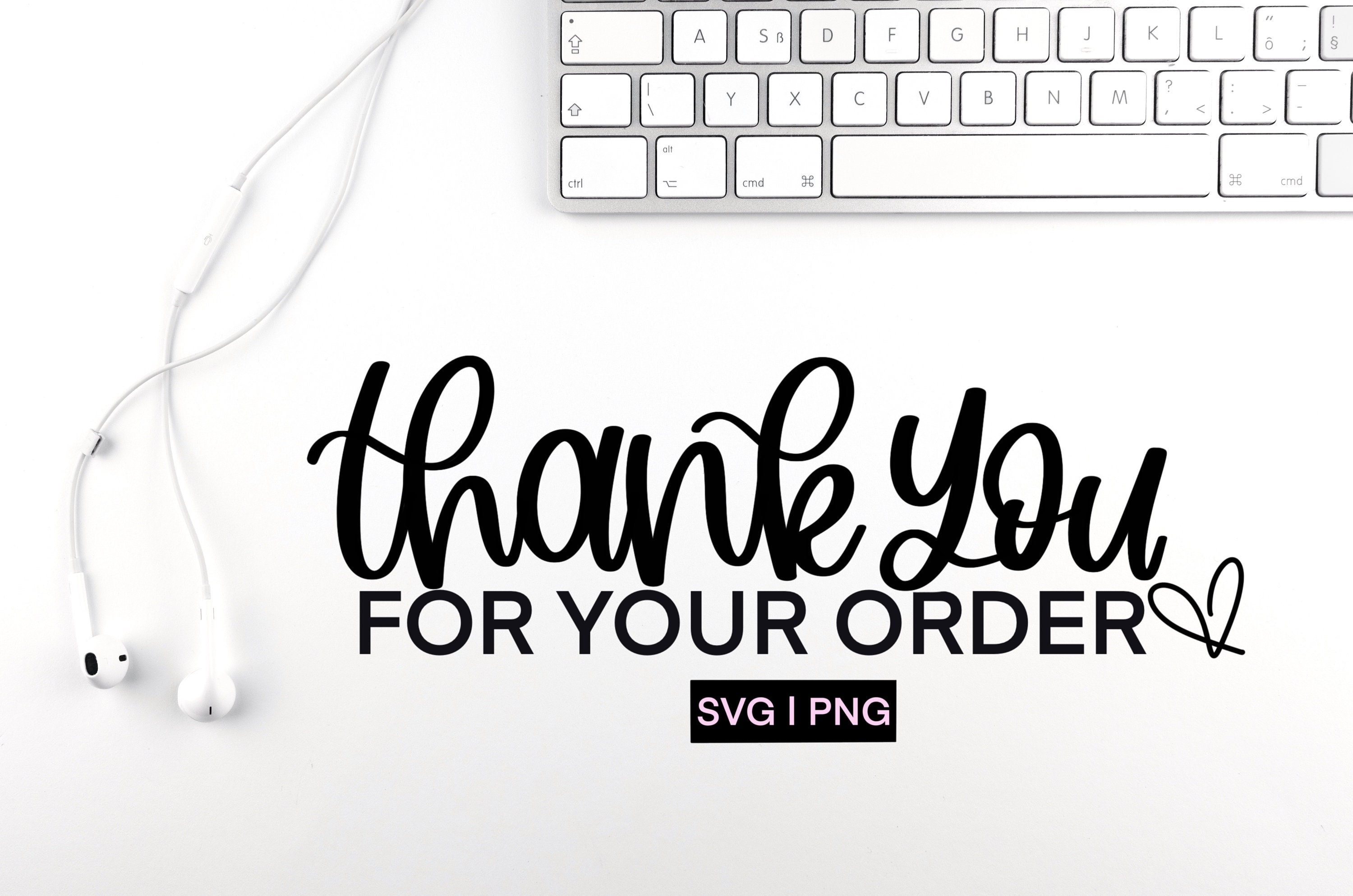 Thank You for Your Order Svg Thank You Card Svg Small - Etsy Canada