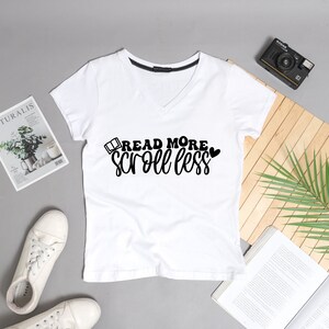 Read More Scroll Less Svg, Book Lover Svg, Book Shirt Svg, Book Mug Svg ...