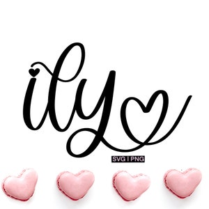 Ily Svg, I Love You Svg, Valentine's Day Svg, Love Quote Svg, Hand ...