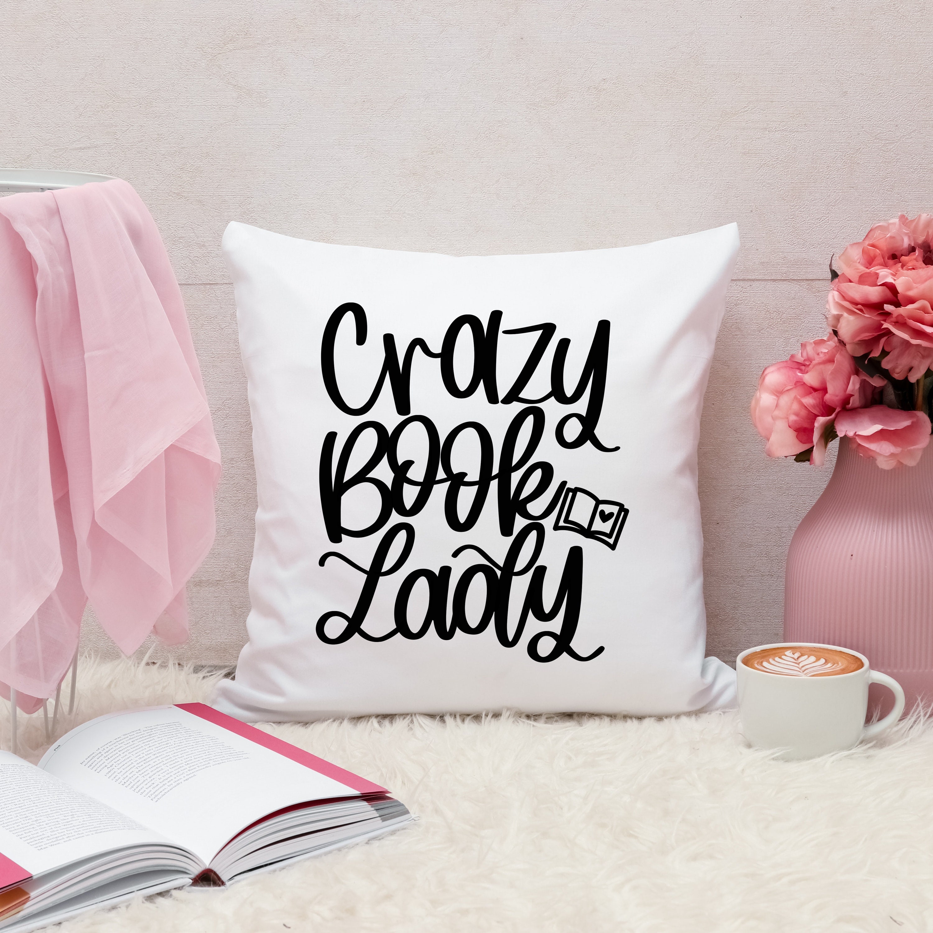 Crazy Book Lady Svg, Book Lover Svg, Librarian Svg, Reading Svg ...