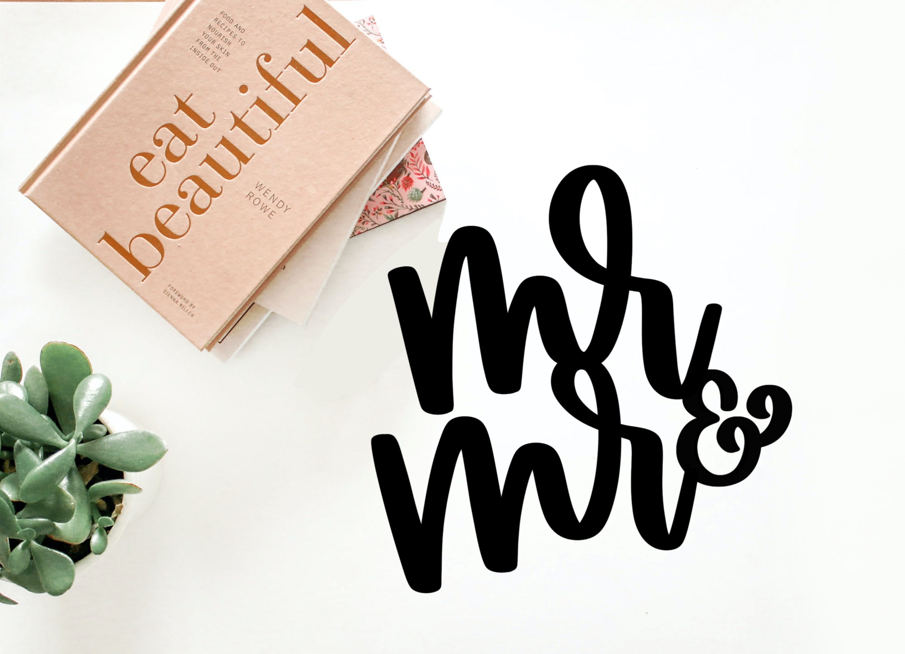 Mr and Mr Svg Wedding Cake Topper Svg Digital Cake Topper - Etsy