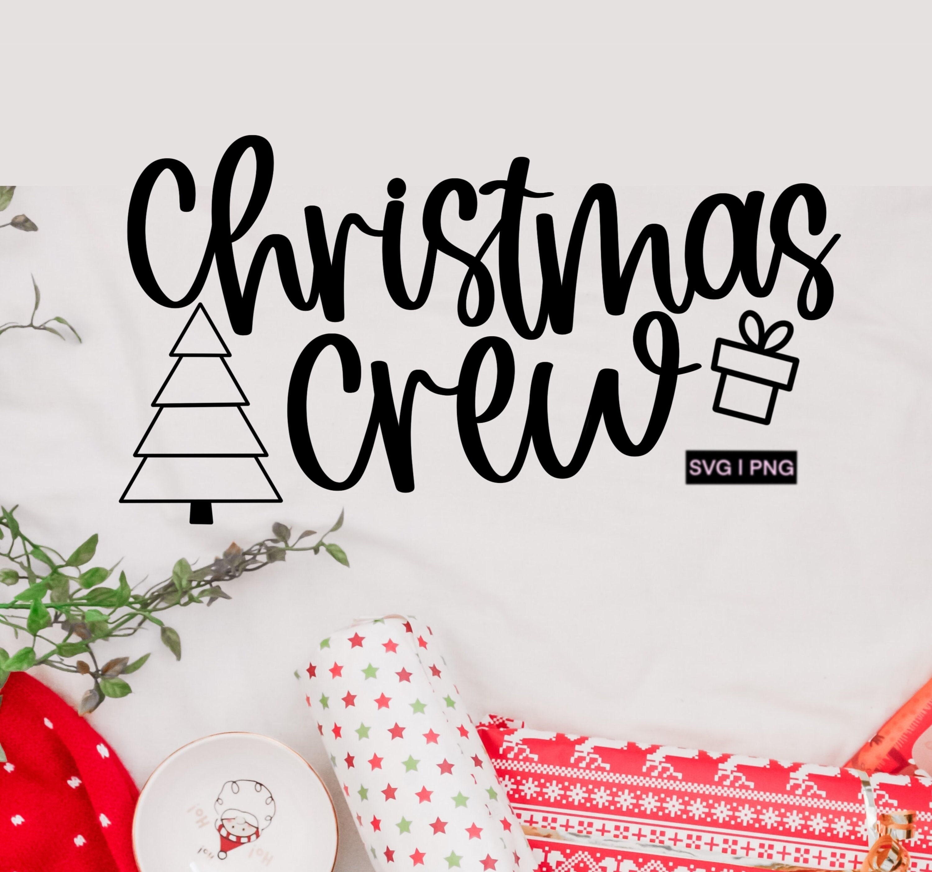 Christmas Crew Svg Family Christmas Svg Christmas Shirt Svg | Etsy
