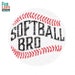 Softball Bro Svg, Softball Svg, That's My Girl Out There, Heart ...