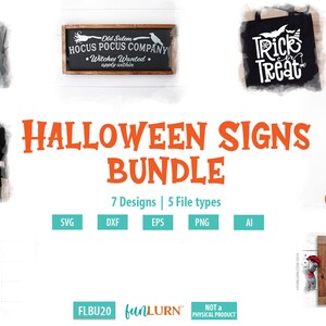 Halloween Signs Bundle Christian Halloween Svg Spooky Signs - Etsy