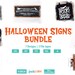 Halloween Signs Bundle Christian Halloween Svg Spooky Signs - Etsy