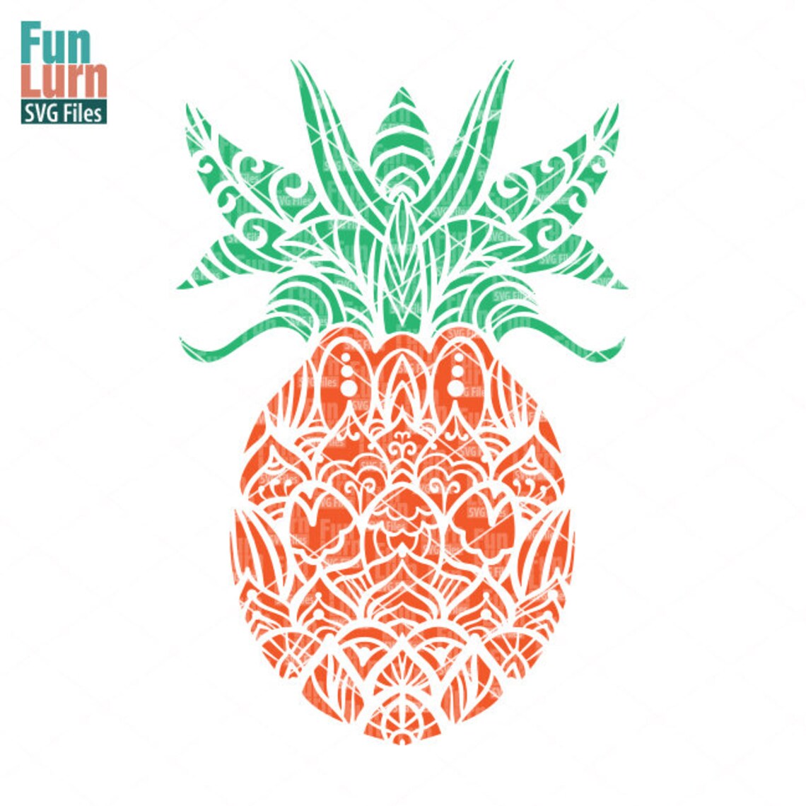 Ananas SVG ananas Mandala SVG svg de plage plages de Aloha - Etsy France