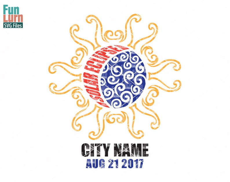 Solar Eclipse 2017, Solar Eclipse Svg, Total Solar Eclipse, August 21 ...