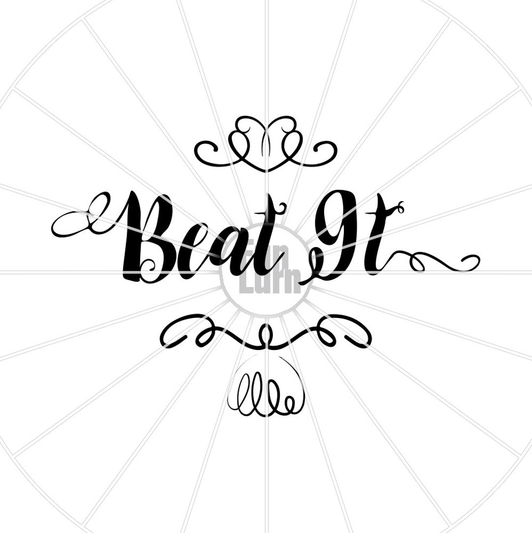 Beat It Svg Kitchen Decal Svg Just Beat It Svg Cut File - Etsy