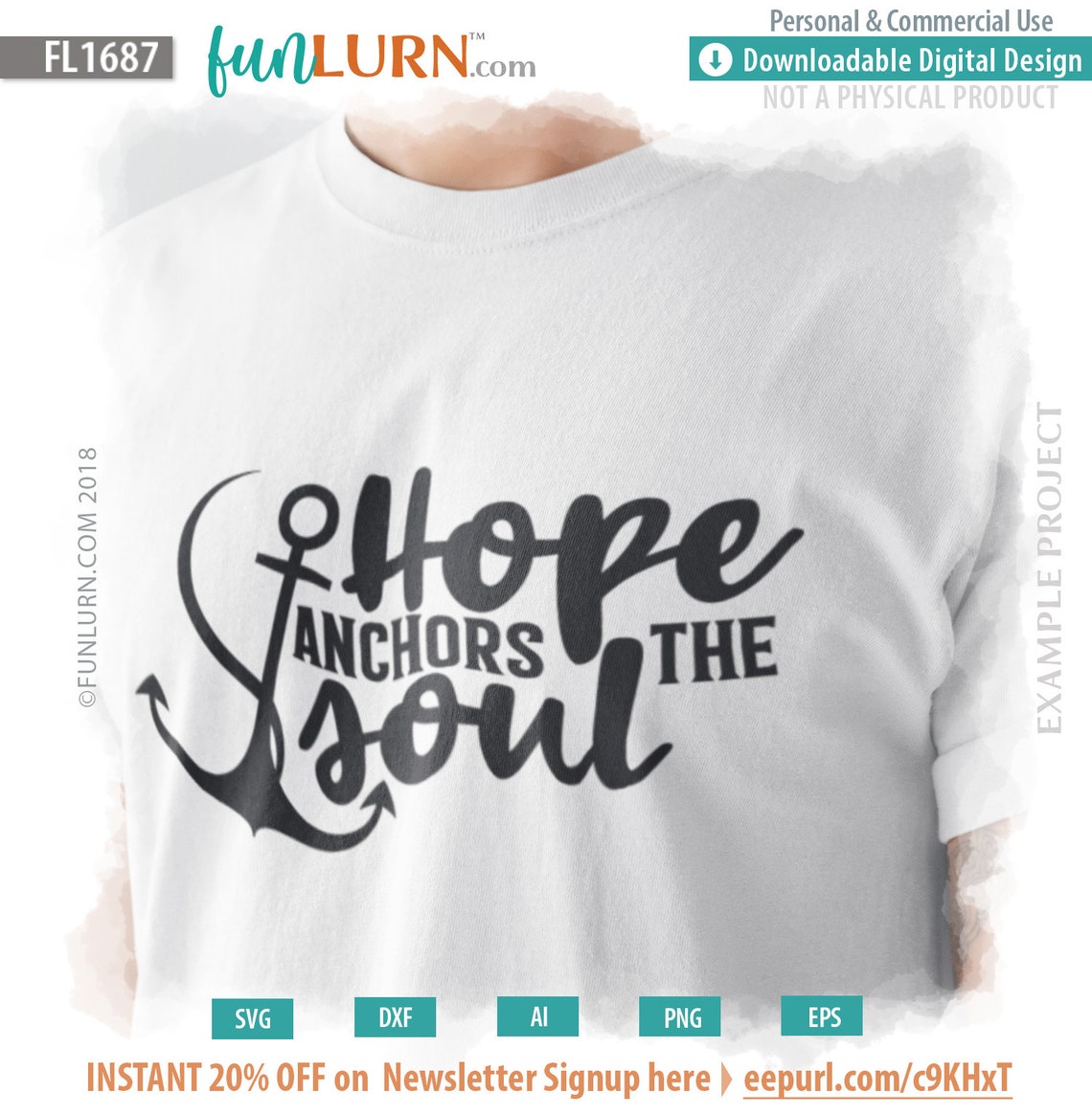 Hope Anchors the Soul Svg Anchor Svg Png Dxf Eps and Ai - Etsy