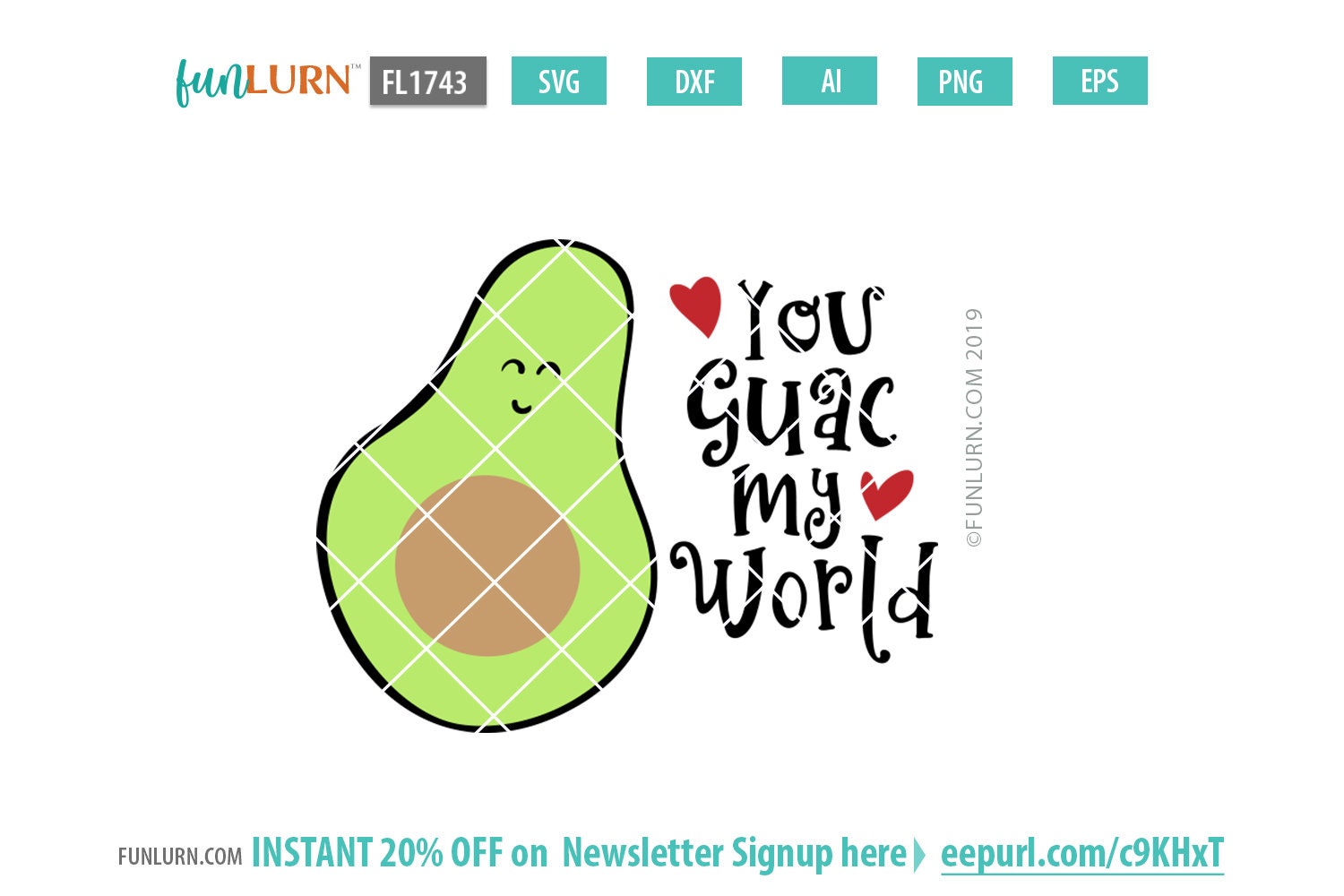 You Guac My World Svg Valentines Day Svg Valentine's Day - Etsy
