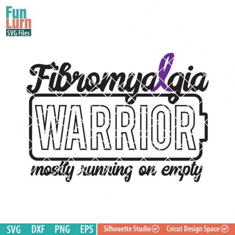 Fibromyalgia Awareness SVG Fibromyalgia Warrior Fighter | Etsy