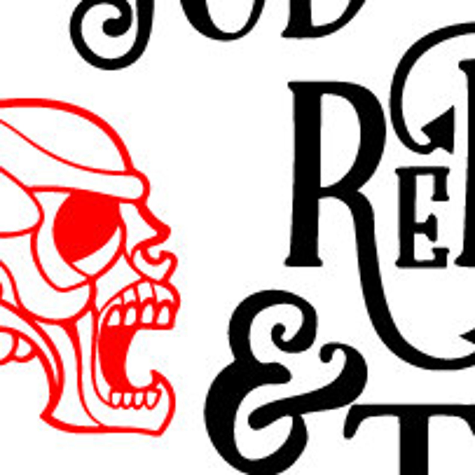 Red Head SVG Rose Red Hair Flower Skull Devil the Devil - Etsy