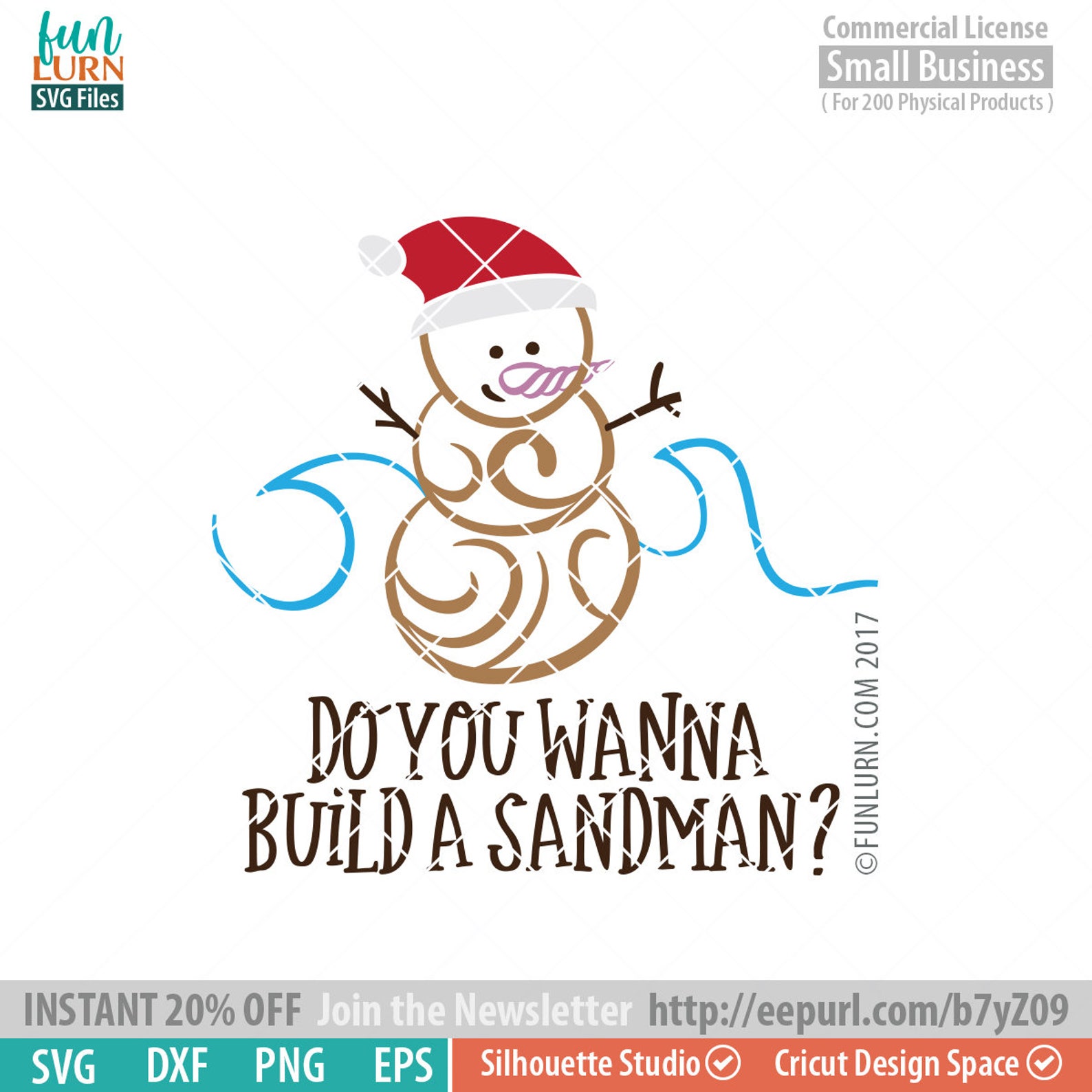 Do You Wanna Build a Sandman SVG, Summer Christmas Design (svg, Png ...