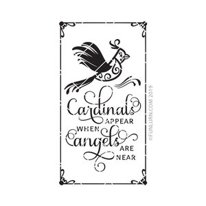 Cardinals Appear When Angels Are Near, in Loving Memory, Memorial Svg ...