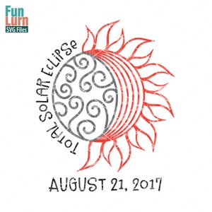 Solar Eclipse 2017, Solar Eclipse Svg, Total Solar Eclipse, August 21 ...