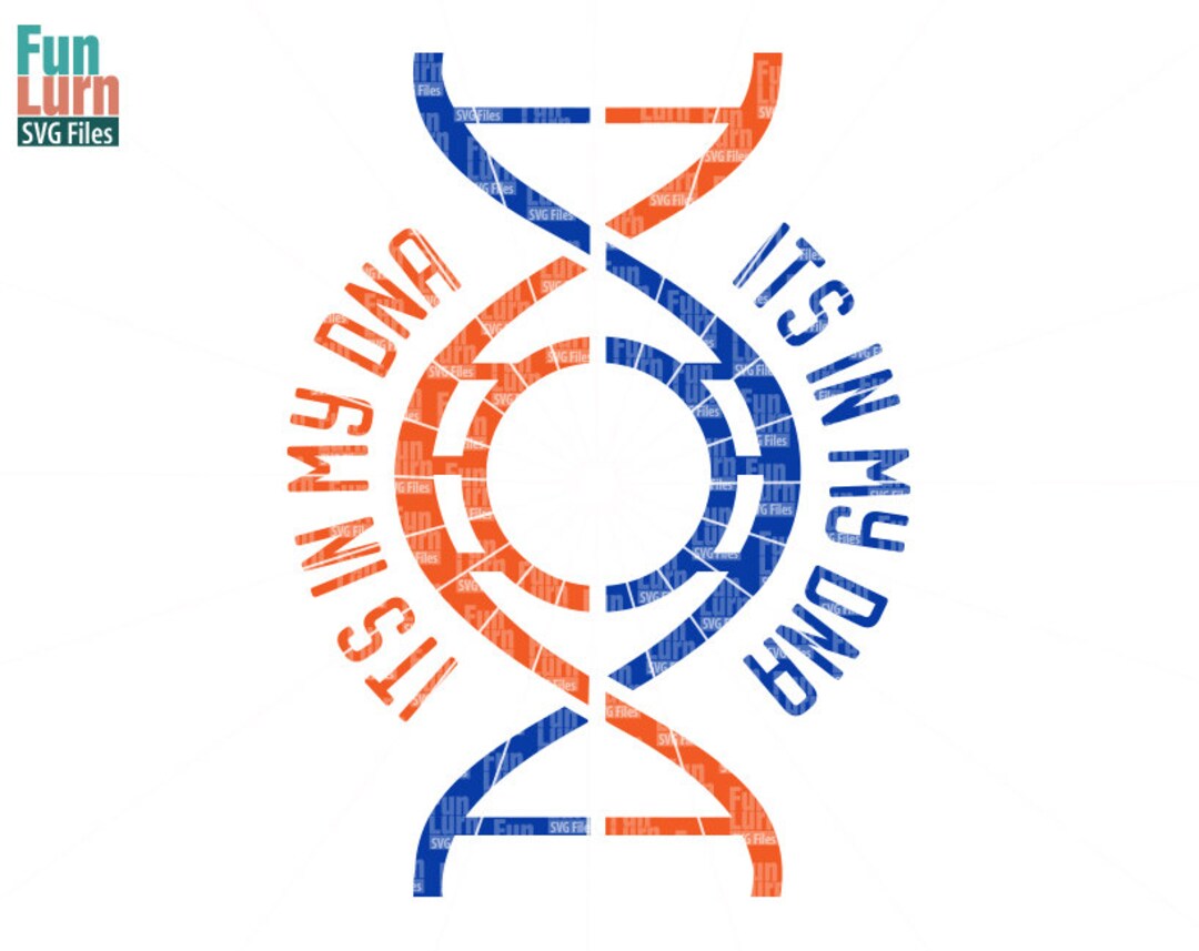 Its in My DNA Svg, DNA Monogram, Blank, Circle Monogram Frame, 2 Color ...