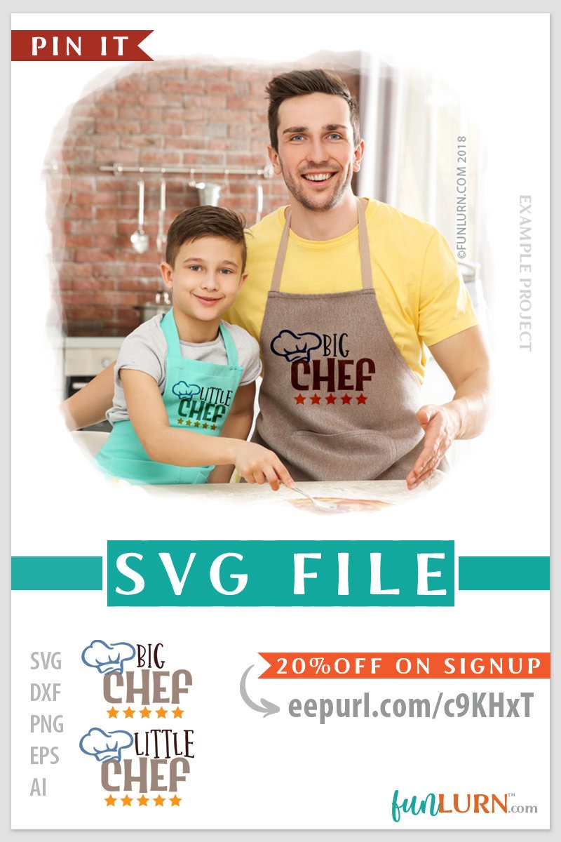 Paper Craft Supplies & Tools Father son chef svg Summer grill Father's ...