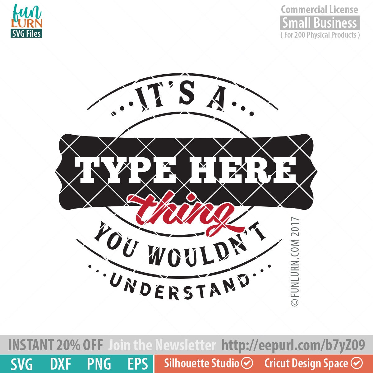 It's a Blank Thing You Wouldn't Understand, Type Your Text, Custom SVG ...
