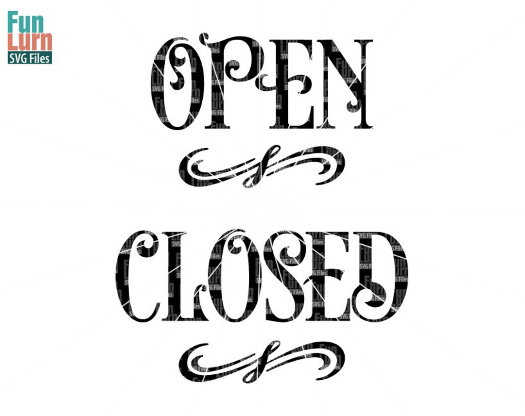 Open Close SVG, Craft Fair Sign , Shop Sign, Stall Sign, Booth Sign ...