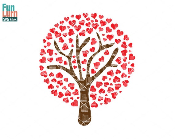 Wedding Tree SVG Wedding SVG Marriage gift present Circle | Etsy