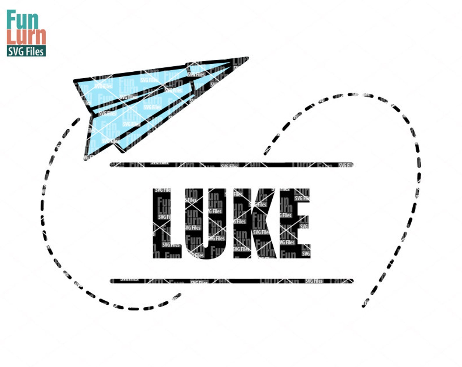 Boy Frame SVG, Paper Plane SVG, Nursery Decor, Bedroom, Boys, Monogram ...