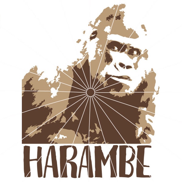 Harambe Png - Etsy