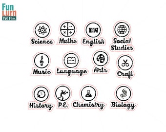 School Subject Png - Etsy