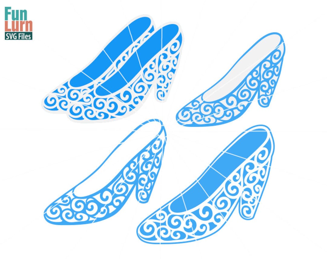 Cinderella Glass Slippers,fairy Tale, Swirly, Glass Slippers, Princes ...