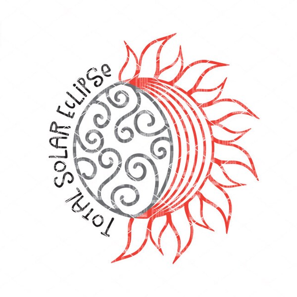 Solar Eclipse Svg - Etsy