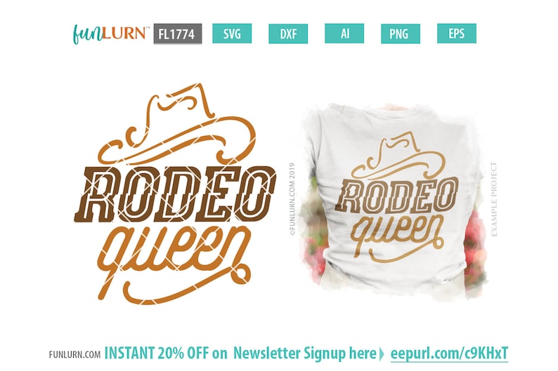 Rodeo Queen Svg, Rodeo Yall Svg, Eps Dxf Png and Ai Formats Included - Etsy