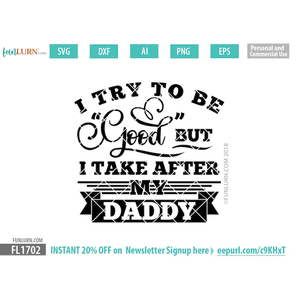 Take After My Daddy - Etsy