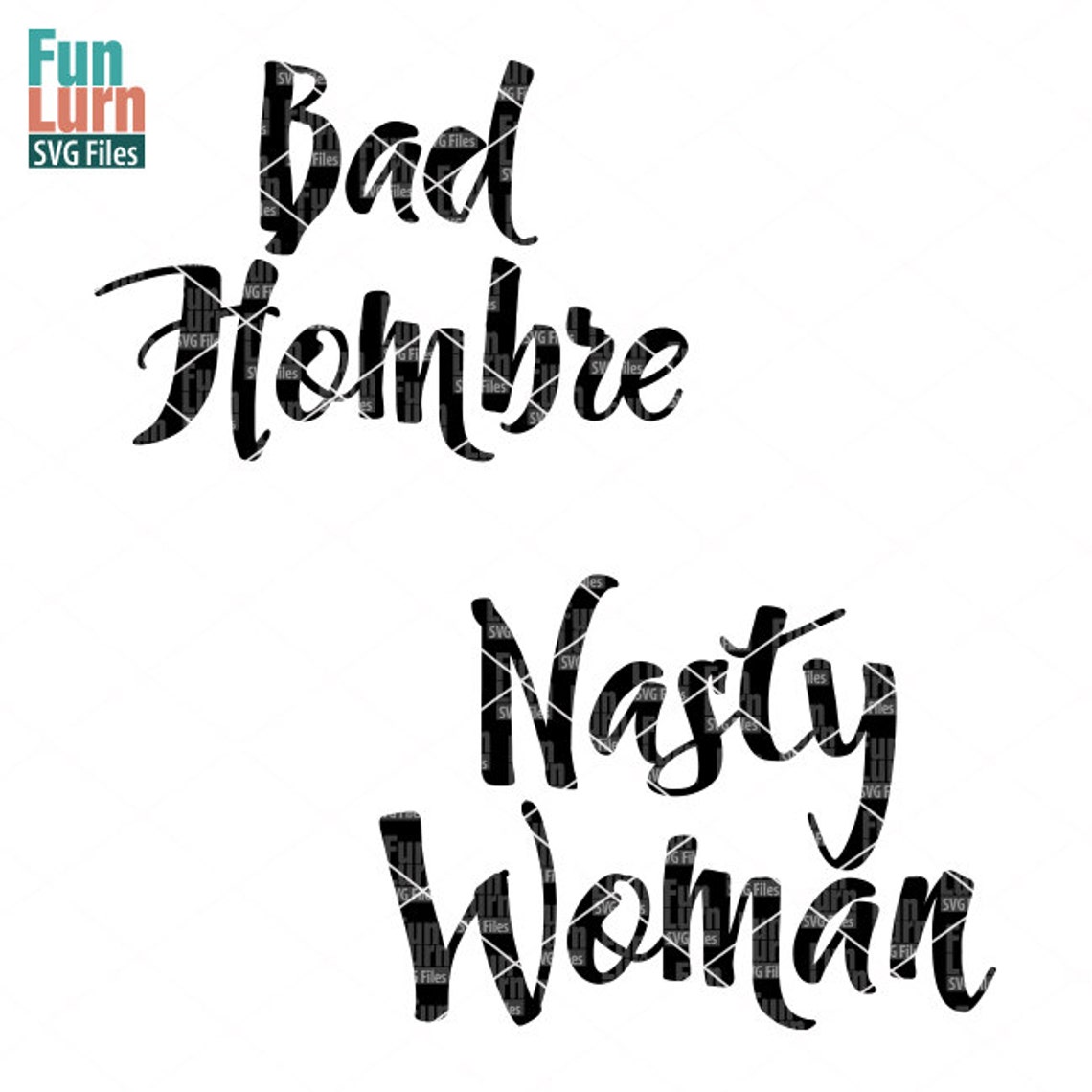 Bad Hombre SVG Nasty Woman SVG Ugly Sweater Svg Couple | Etsy