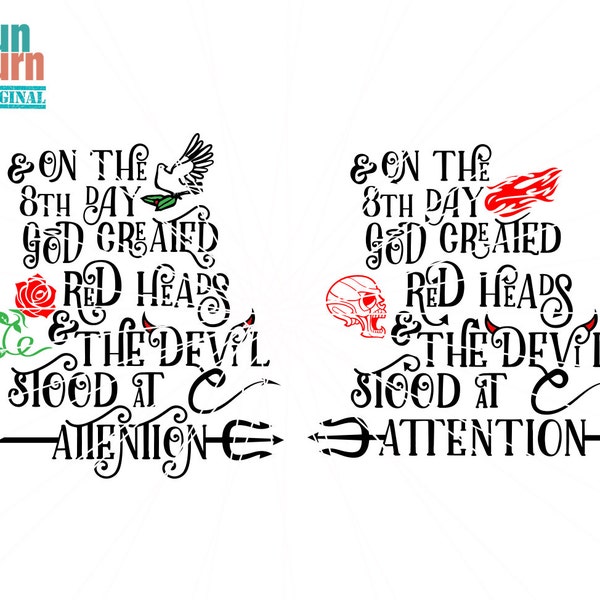 Red Head Svg - Etsy
